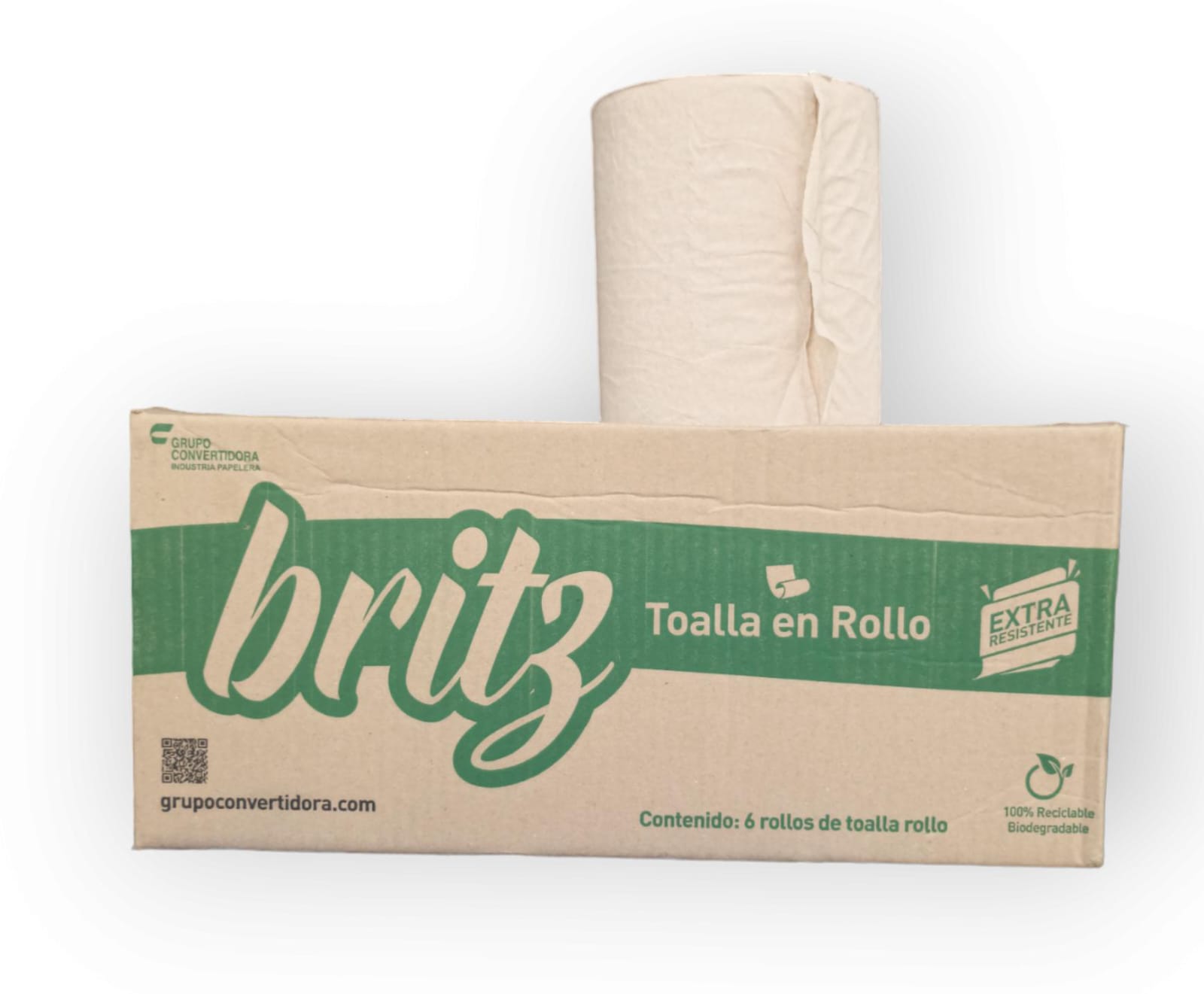 CAJA TOALLA CAFÉ BRITZ - PAC Limpieza